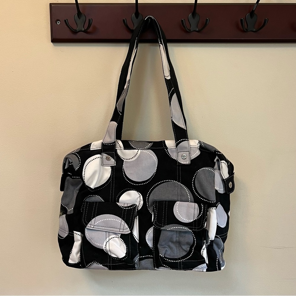 Rare/Retired Thirty-One Casual Cargo Bag Got Dots Nwot - Gem